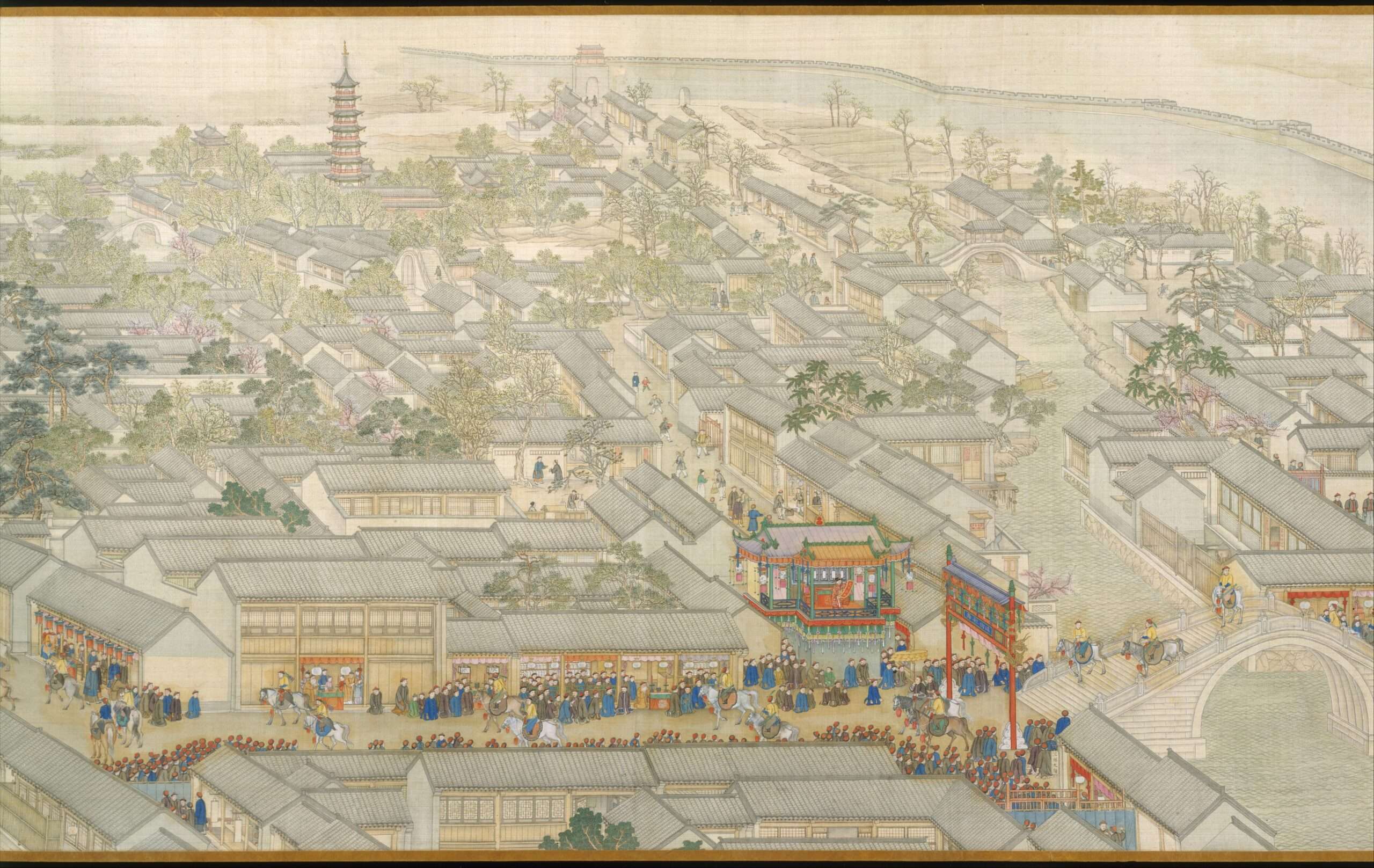 The Qianlong Emperor's Southern Inspection Tour, Scroll Six - The ...