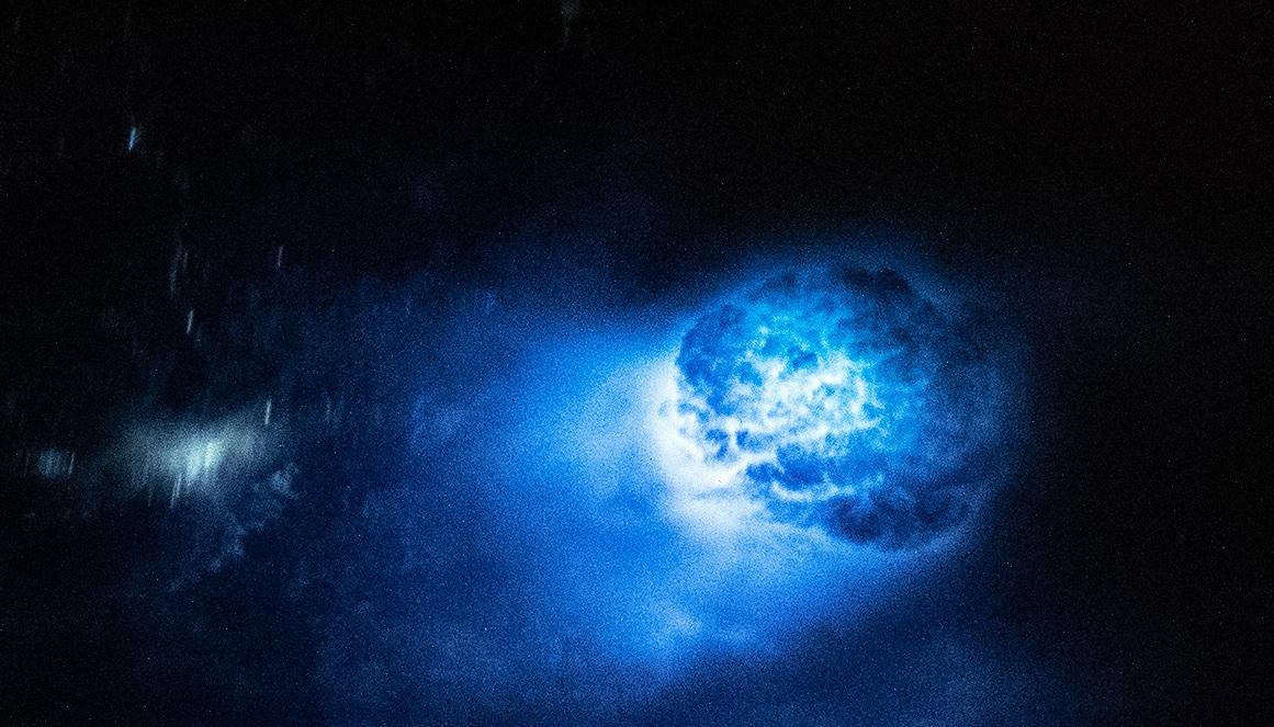 Bizarre blue blobs hover in Earth's atmosphere in stunning astronaut ...